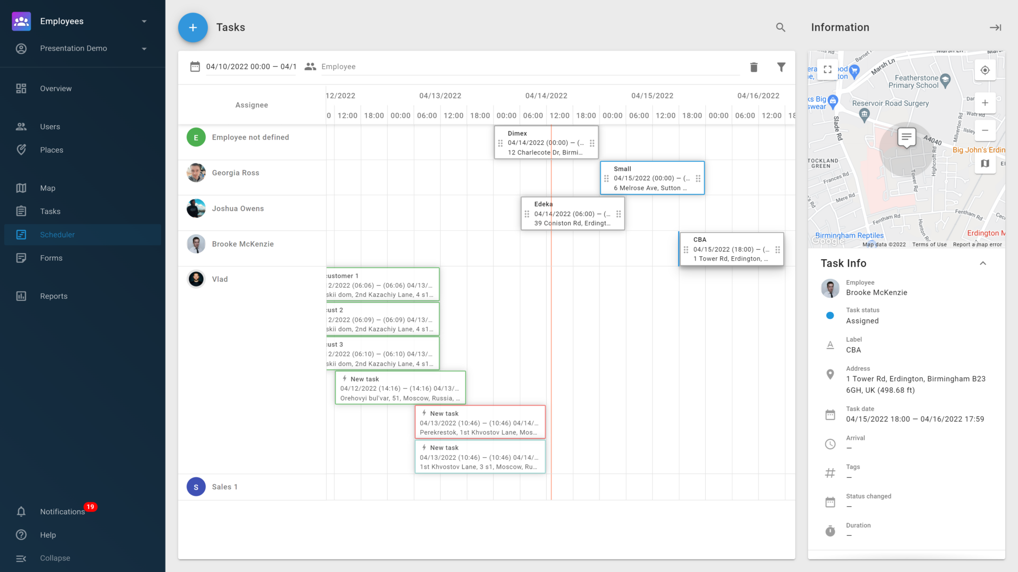Mobile workforce management software – B2Field