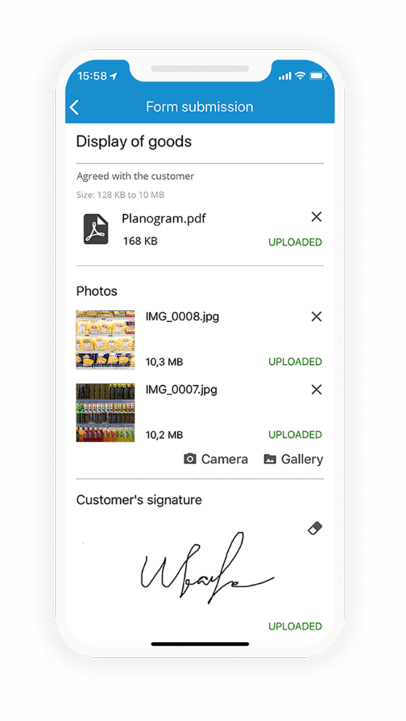 Merchandising mobile app and GPS tracking solution – B2Field